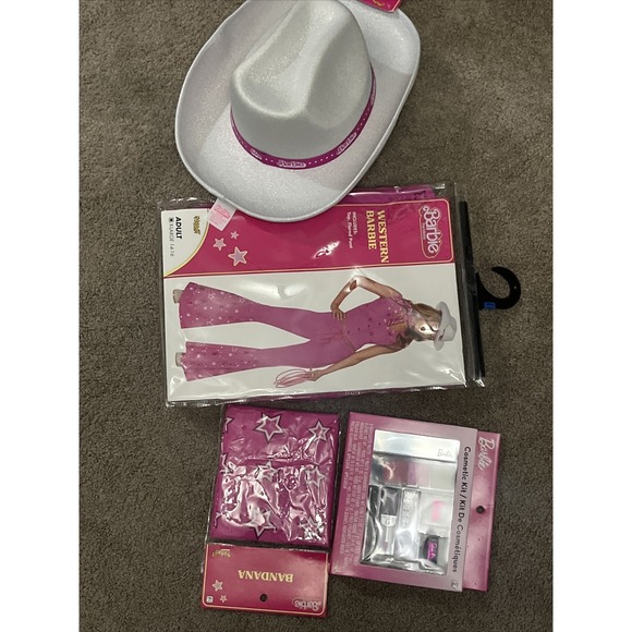 Accessories | New Barbie Movie Western Barbie Costume Xl Womens 1416 ...